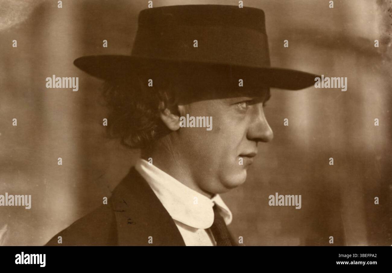 This photograph, taken circa 1921, captures Gustave Van de Woestyne in ...