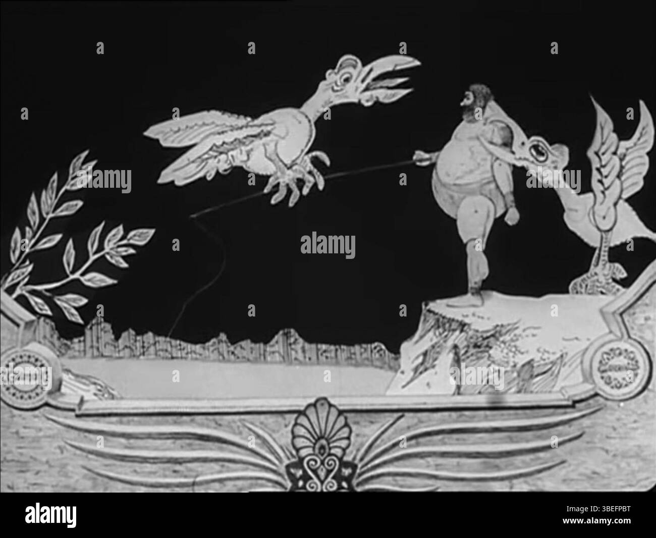 Photogram from the 1910 animation 'Les Douze Travaux d'Hercule' by ...
