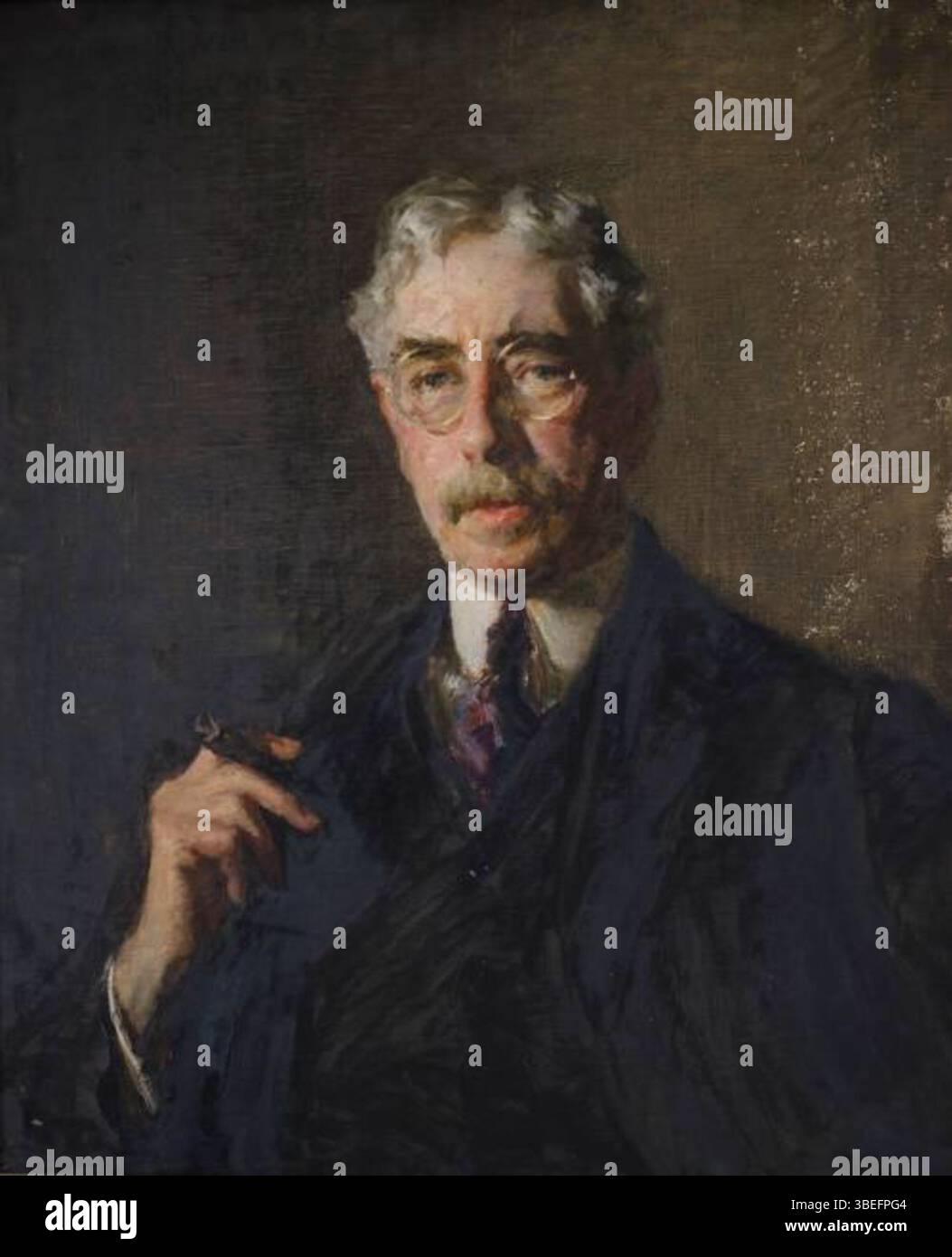 The 1923 portrait of William G. Watt by Ernest Ludvig Ipsen captures the subject with refined ...
