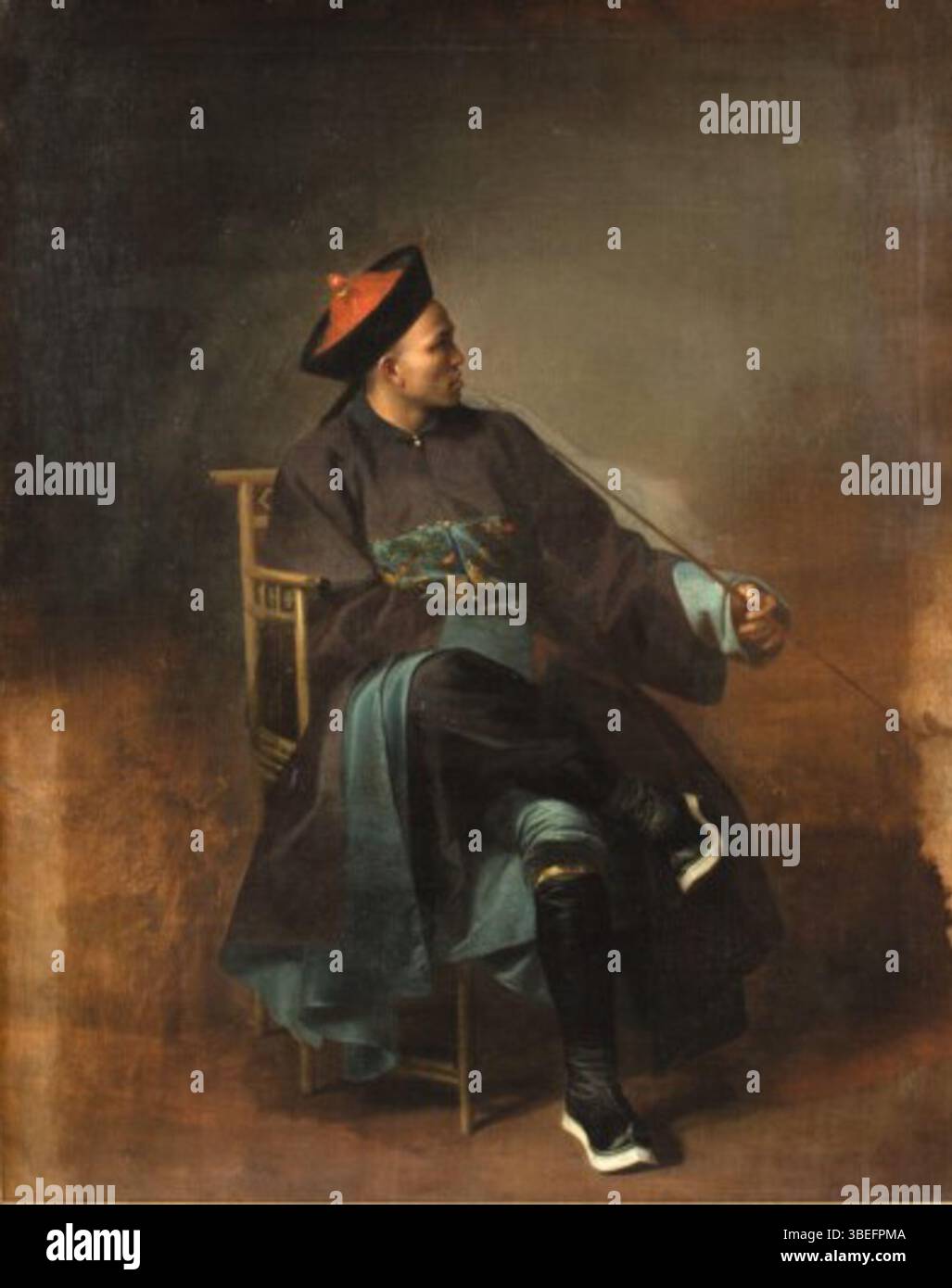 This portrait by Danish artist Jens Juel, painted in the 1780s, shows a ...