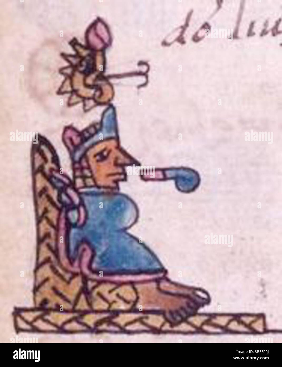 An image of Luis de Santa María Cipac, also known as Nanacacipactzin ...