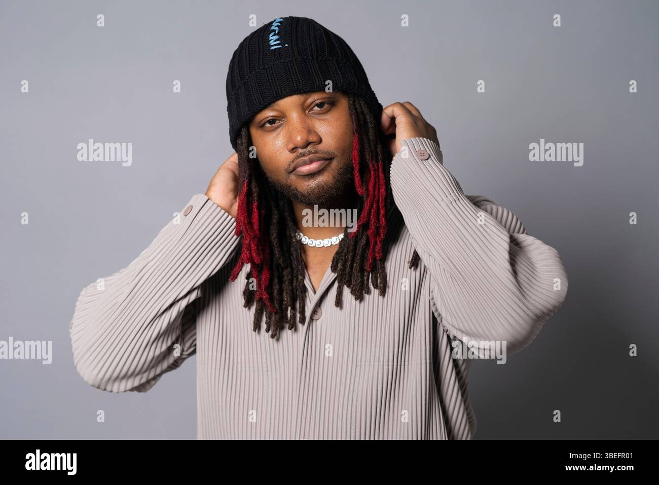 Leon Thomas III poses for a portrait on Tuesday, April 22, 2025, in New ...