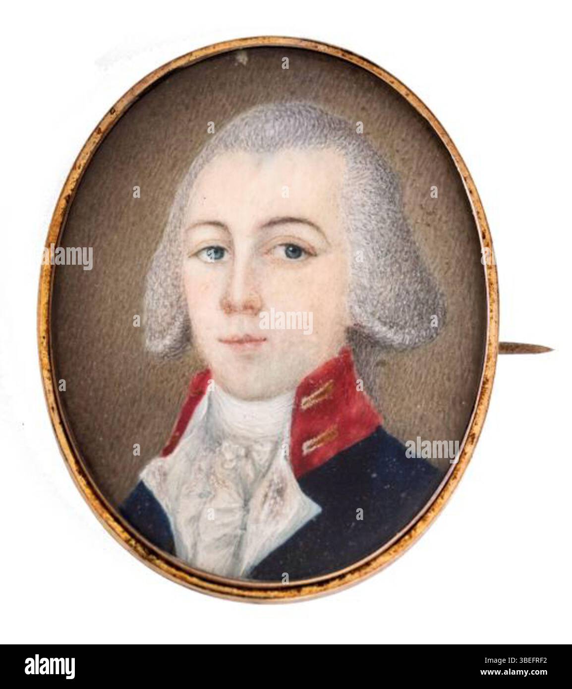 This anonymous 18th-century painting, attributed to Henry Bedlow (1767–1838), is a typical ...