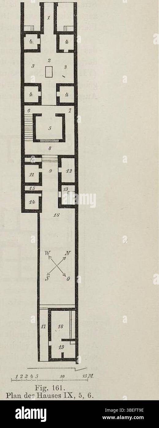 This 1884 plan by Johannes Overbeck and August Mau depicts the layout ...