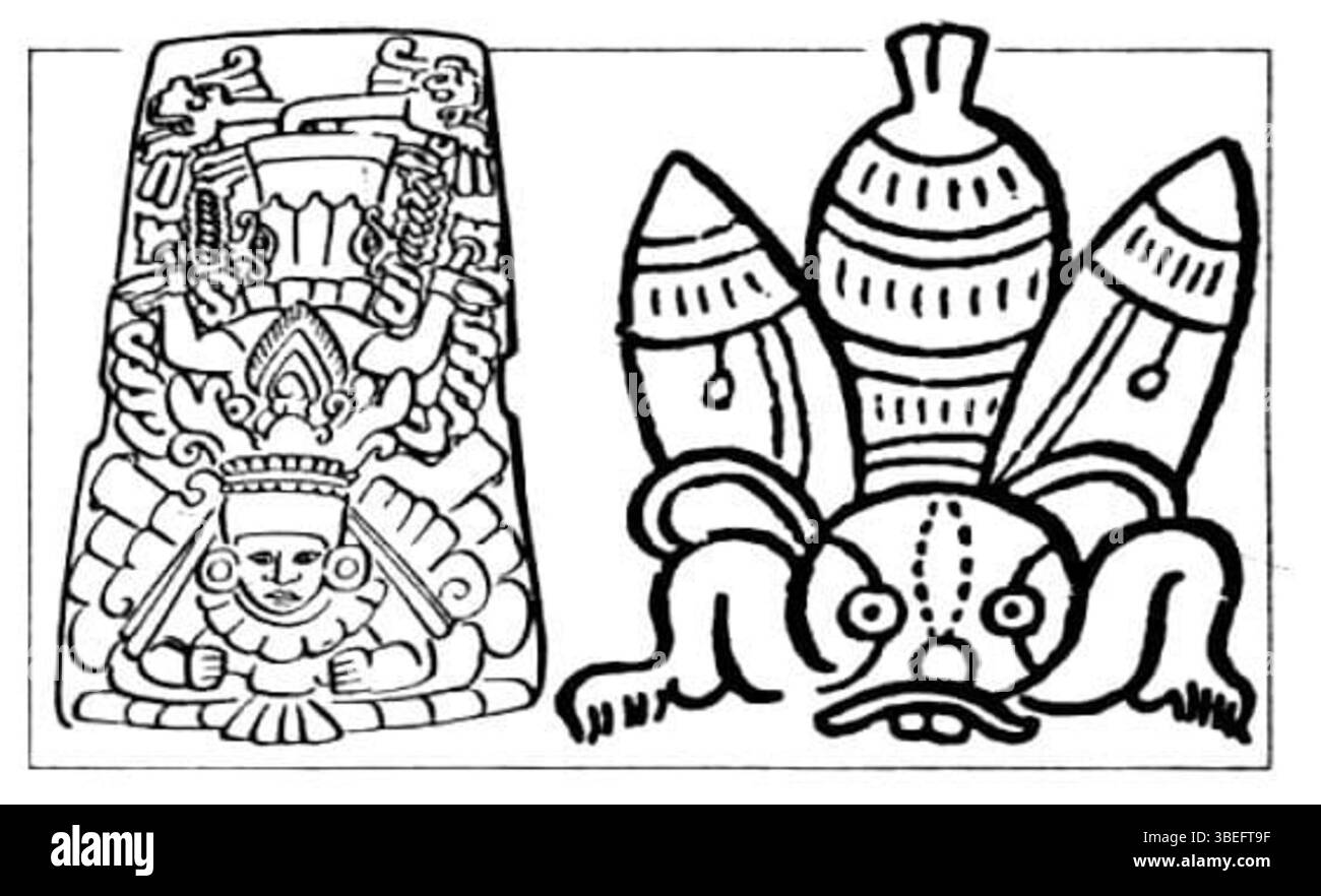 Ah Muzen Cab is the Mayan god of bees and honey, depicted in ancient ...