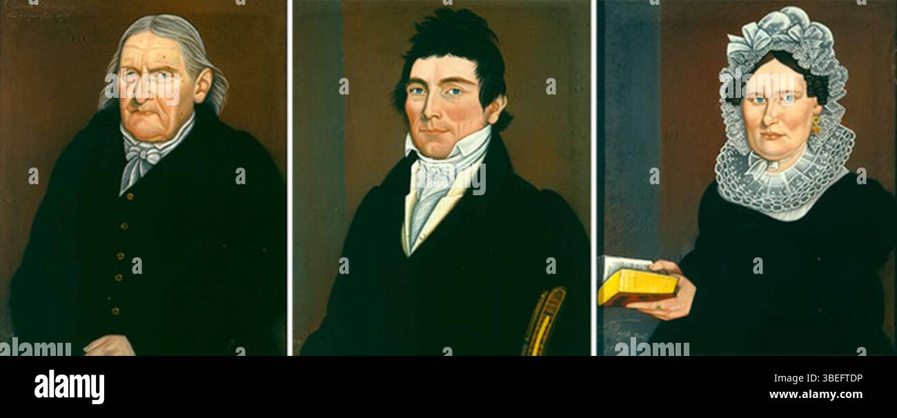 This 1825 portrait by James Van Dyck depicts Christopher Beekman ...