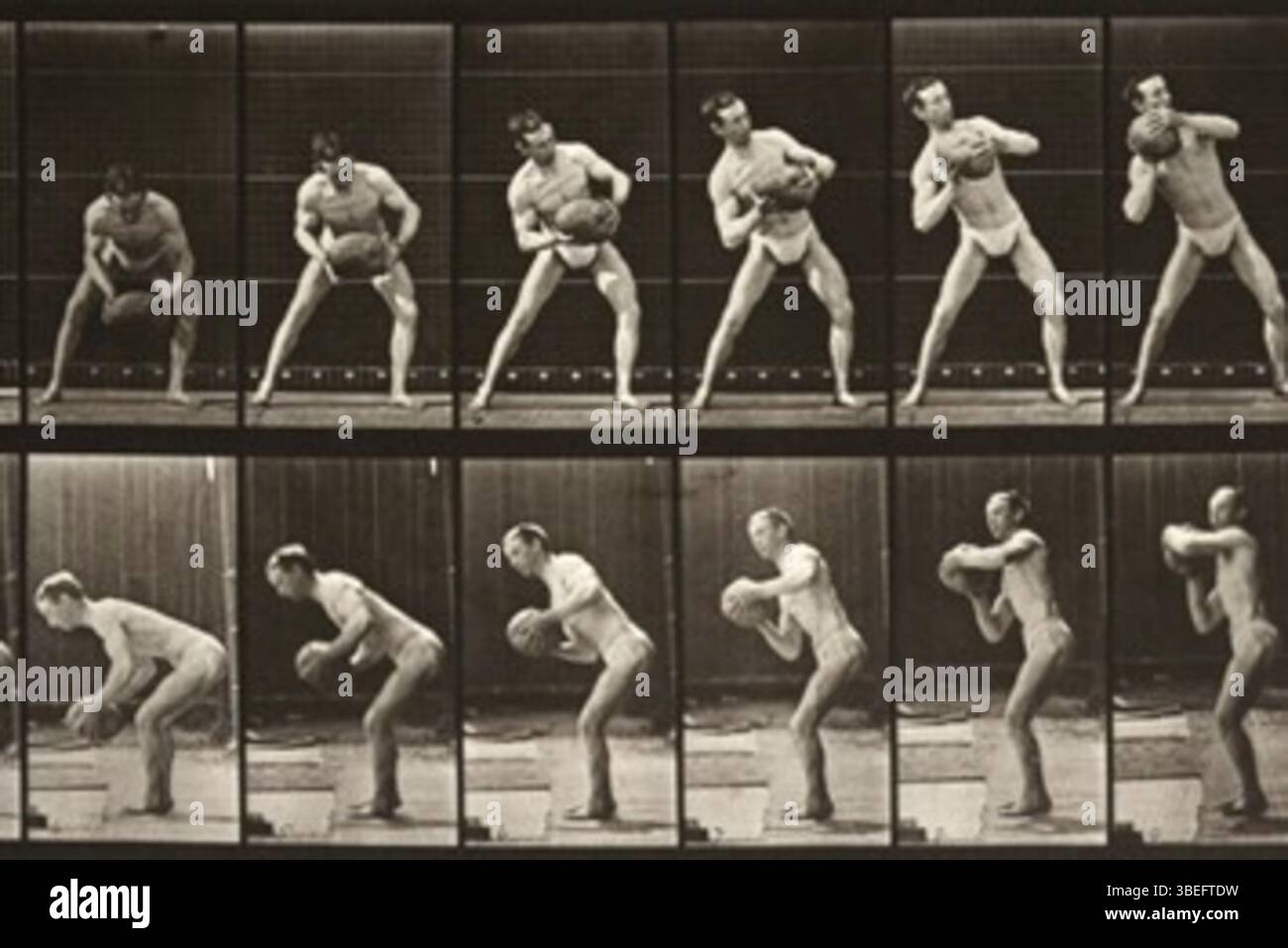 This work by Eadweard Muybridge captures motion studies that ...