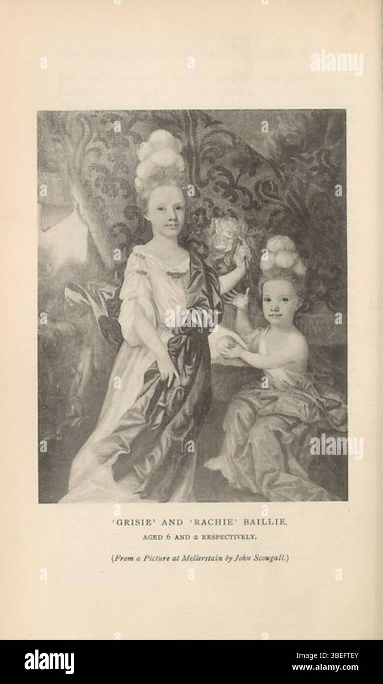 Photograph of a late 17th-century painting by John Scougall depicting ...