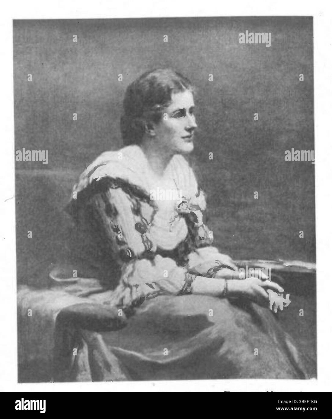 A 19th-century photograph of Annie Isabel Urquhart Duff, showcasing the ...