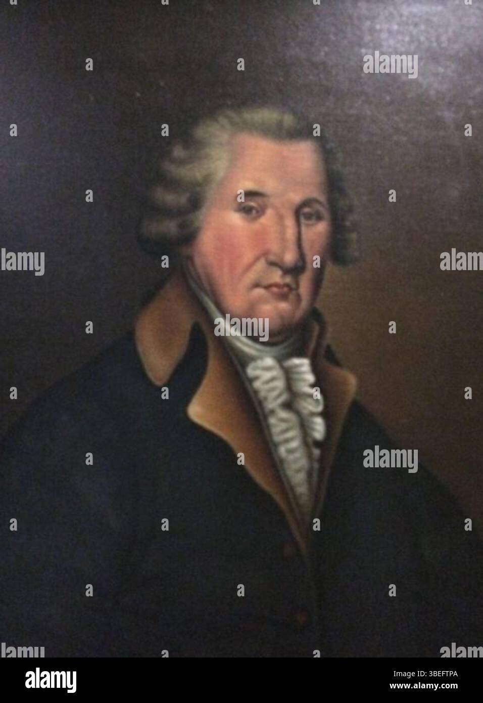 A portrait of William Hooper, created around 1776, depicting a key figure from the American ...