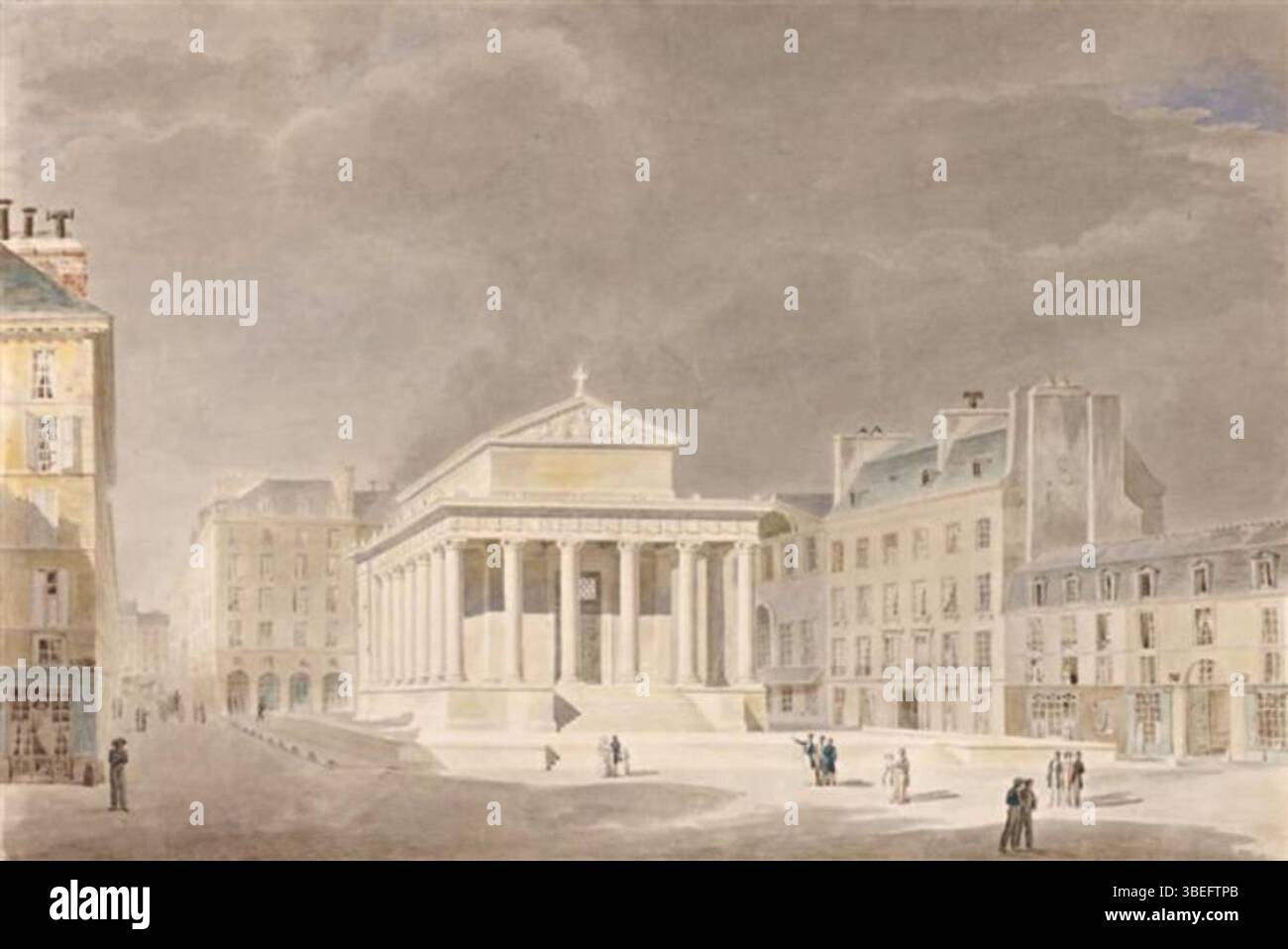 This 1826 view depicts the Expiatory Chapel of the Duke of Berry ...