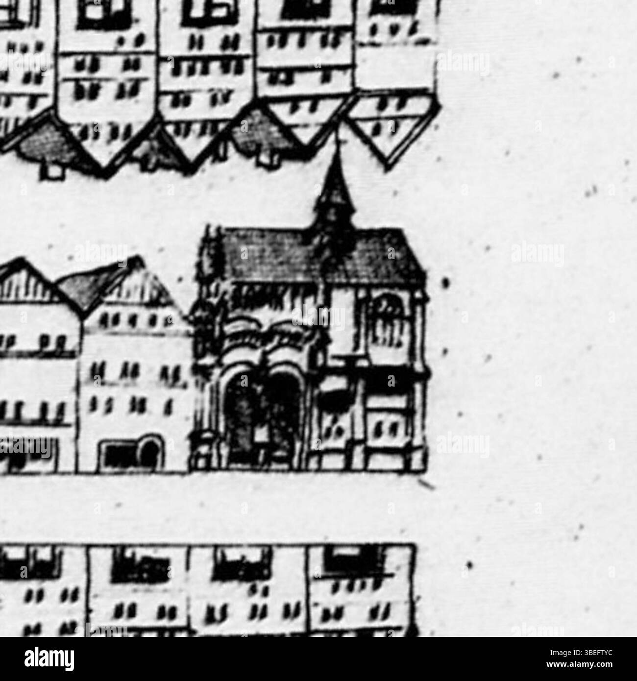 Jules Adeline’s 1892 depiction of the Église Saint-Herbland in Rouen ...