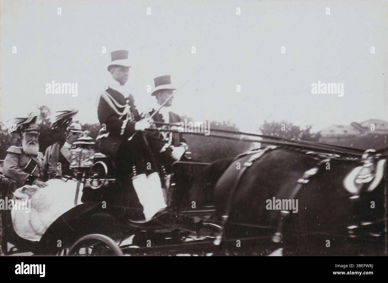This photograph from September 20, 1906, features Grand Duke Friedrich ...