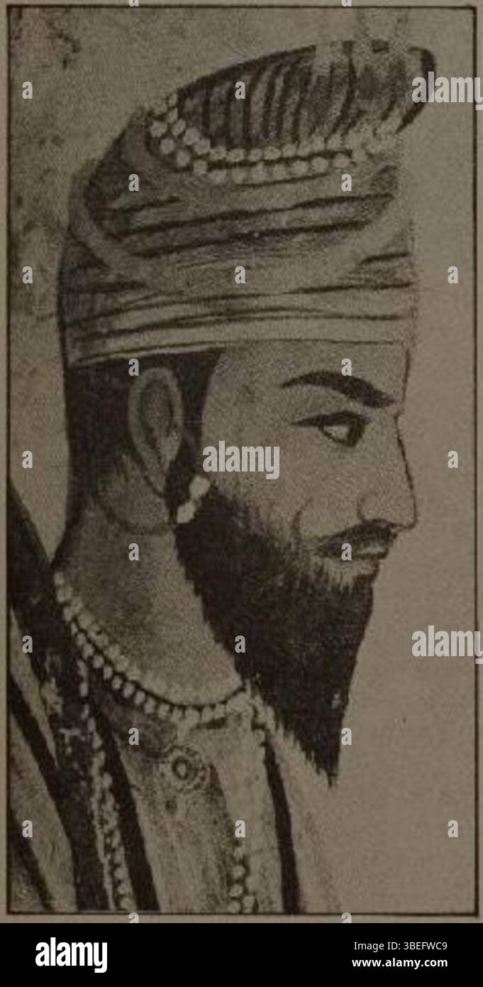 This fresco from the Samadh of Baba Mohar Singh in Tanda, Hoshiarpur ...