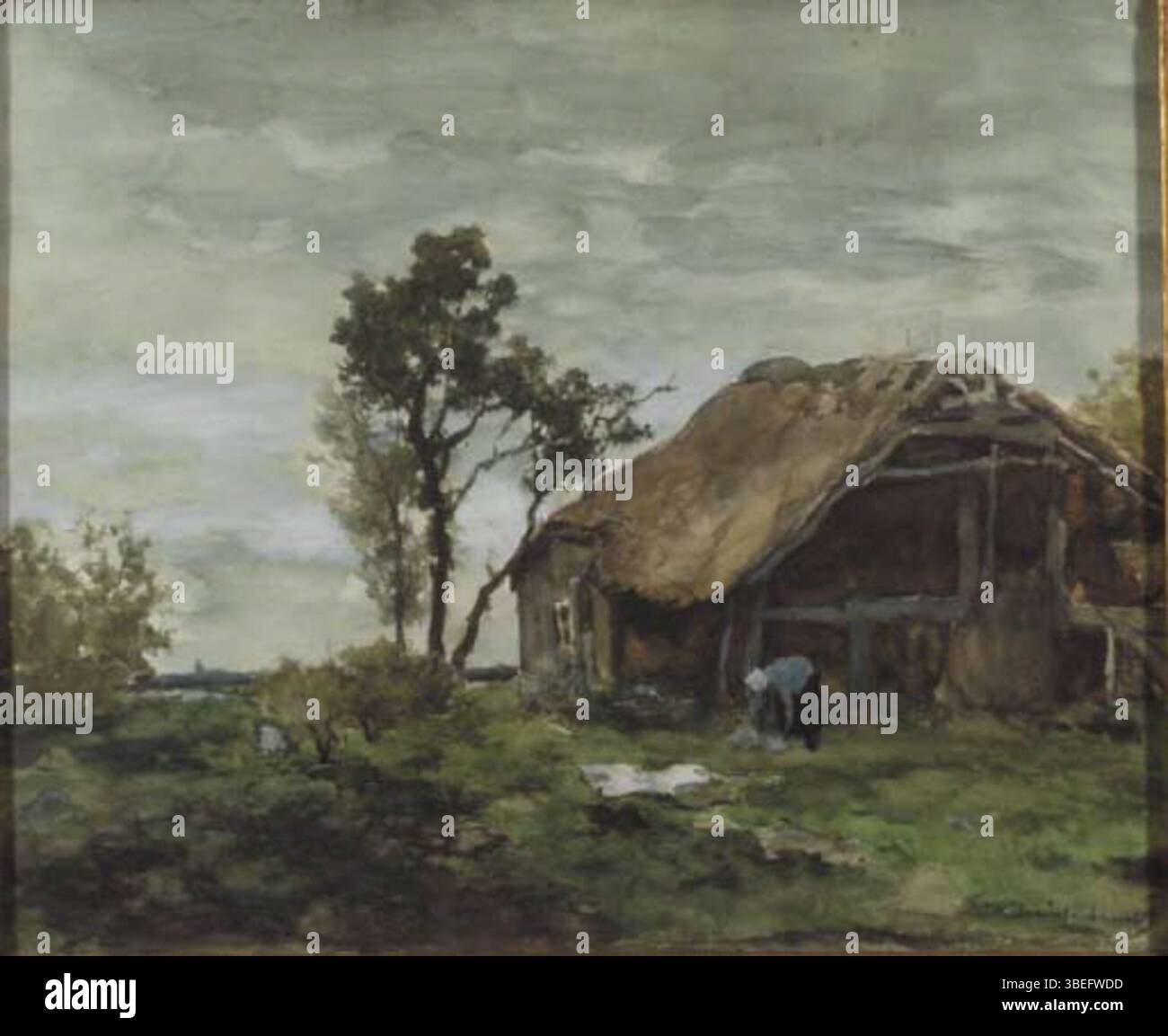 'Household Labours' by Johan Hendrik Weissenbruch depicts everyday ...