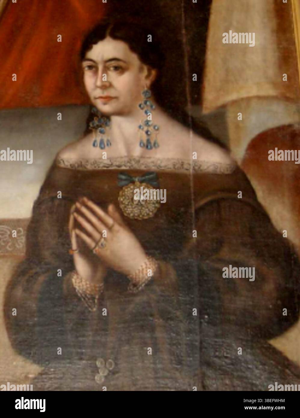 This portrait, created around 1660, depicts Luisa de La Cerda ...