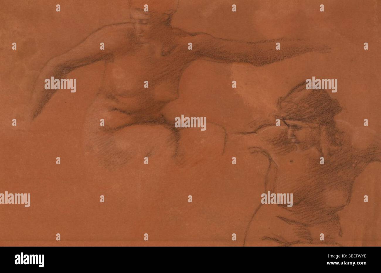 Sir Edward Coley Burne-Jones' figure studies for 'Perseus and the ...