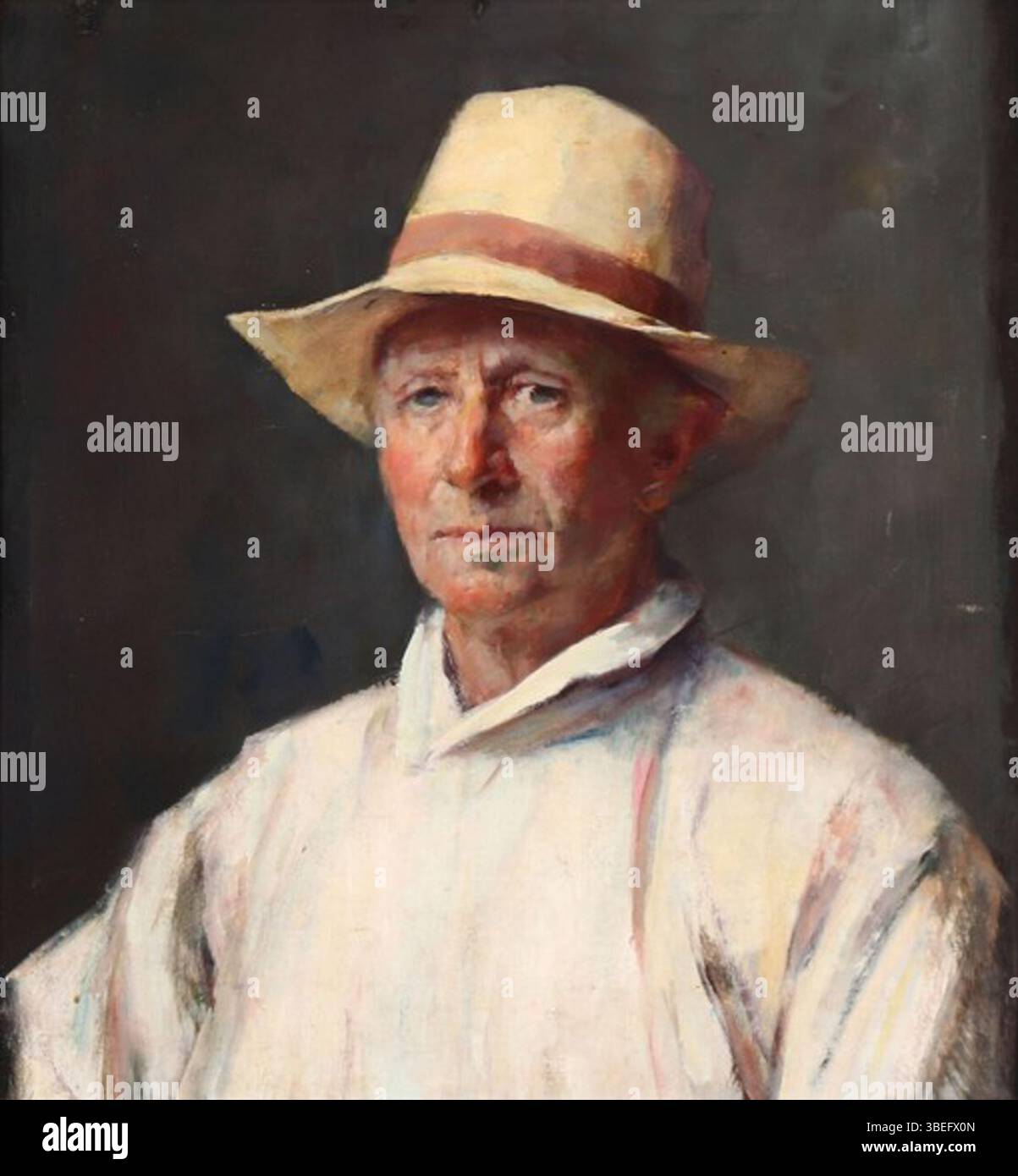 This portrait of artist Kristian Møhl-Hansen, potentially painted by ...