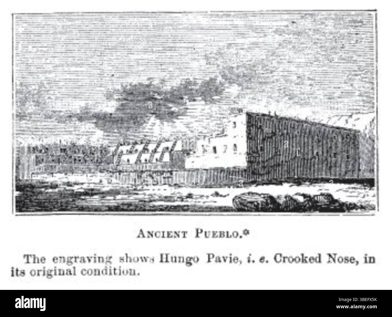 The 1865 engraving by John Barber and Henry Howe depicts Hungo Pavie ...