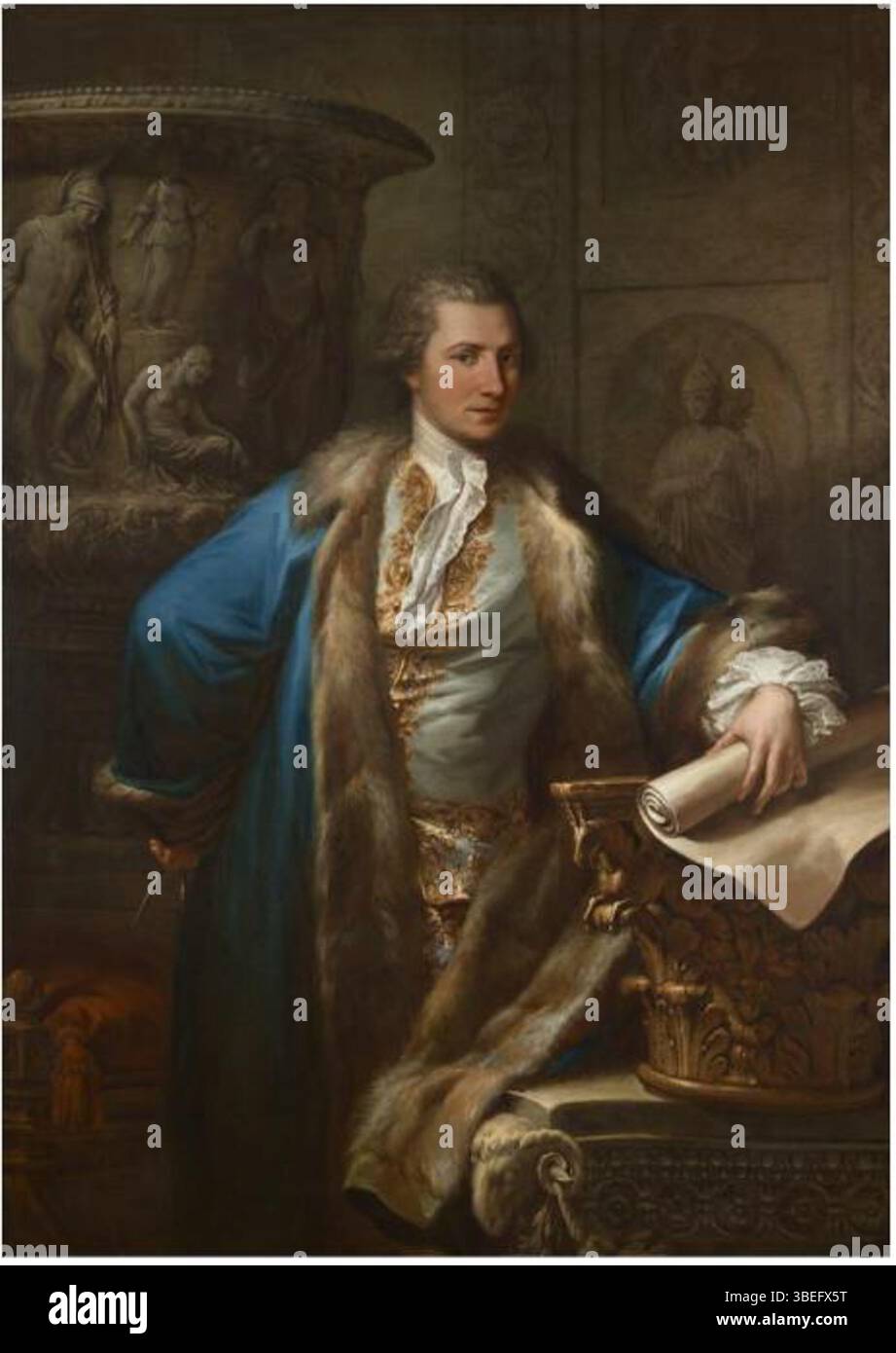 Antonio Zucchi’s 1763 painting of James Adam (1732–1794), an ...