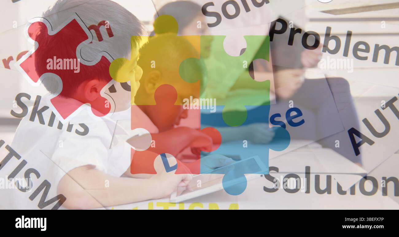 Tablets for children with autism hi-res stock photography and images ...