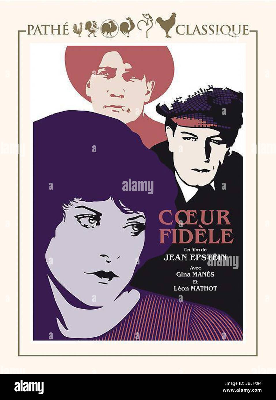 *Cur fidèle* (1923) is a French movie poster by Jean Epstein ...