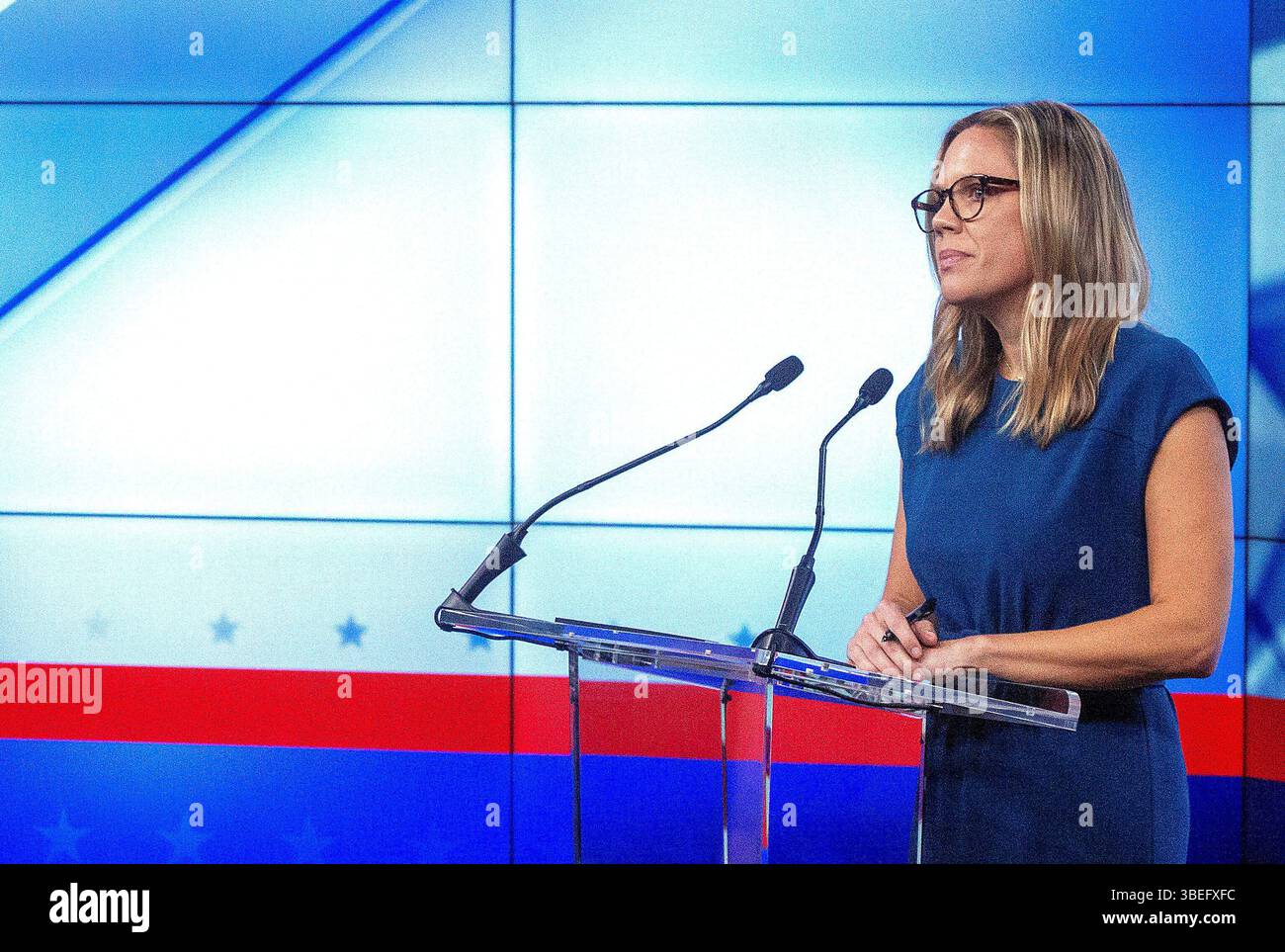 FILE - Democrat Dr. Annie Andrews participates in a debate with Rep ...