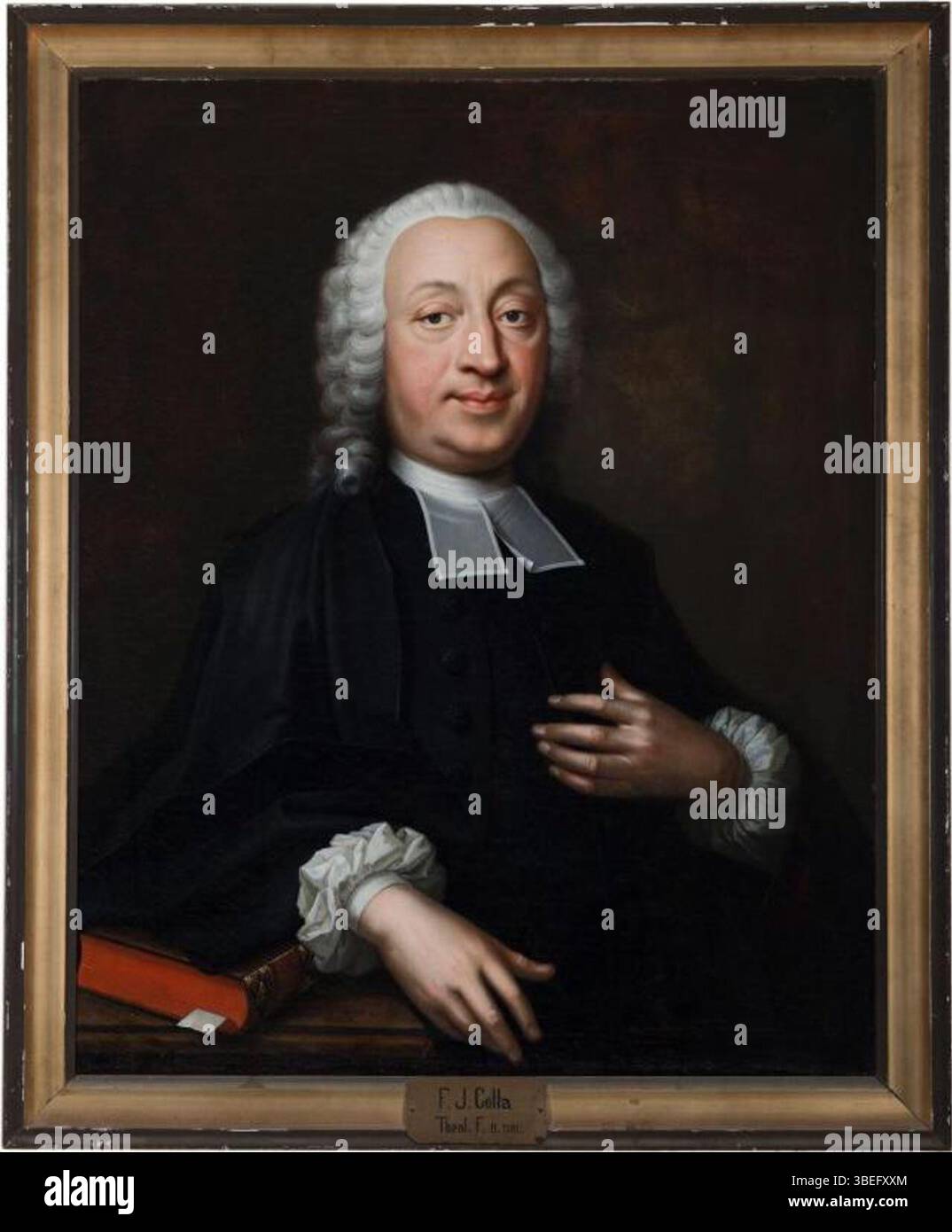This portrait of Johann Friedrich Cotta from 1739, painted by an ...