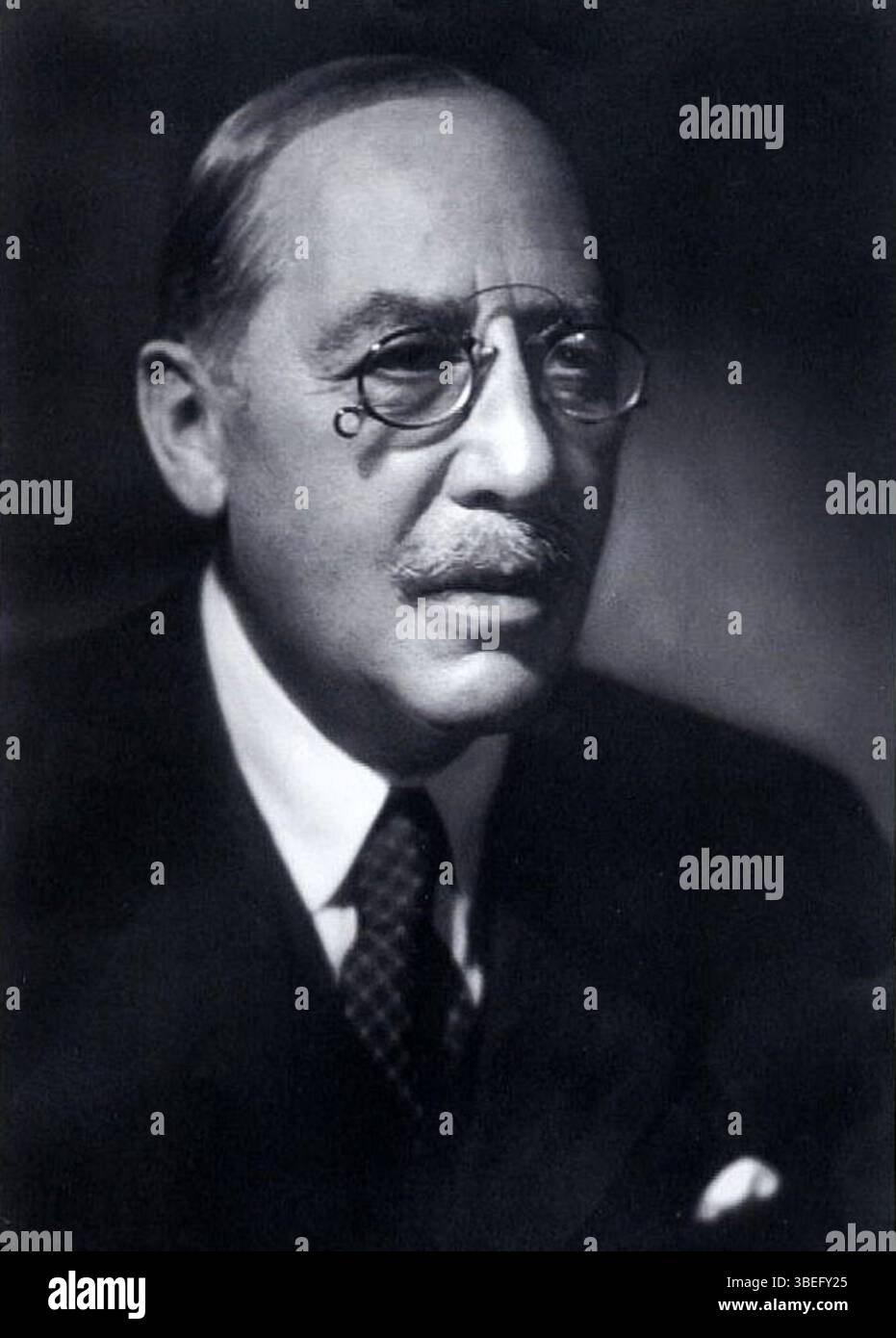 This image is a historical portrait of Hermann Fürst von Hatzfeldt ...