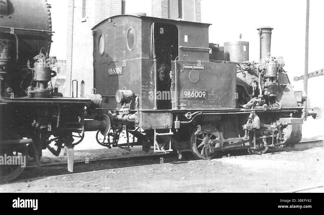 Historic photograph of the 98 6009 locomotive by Smoschewer, taken ...