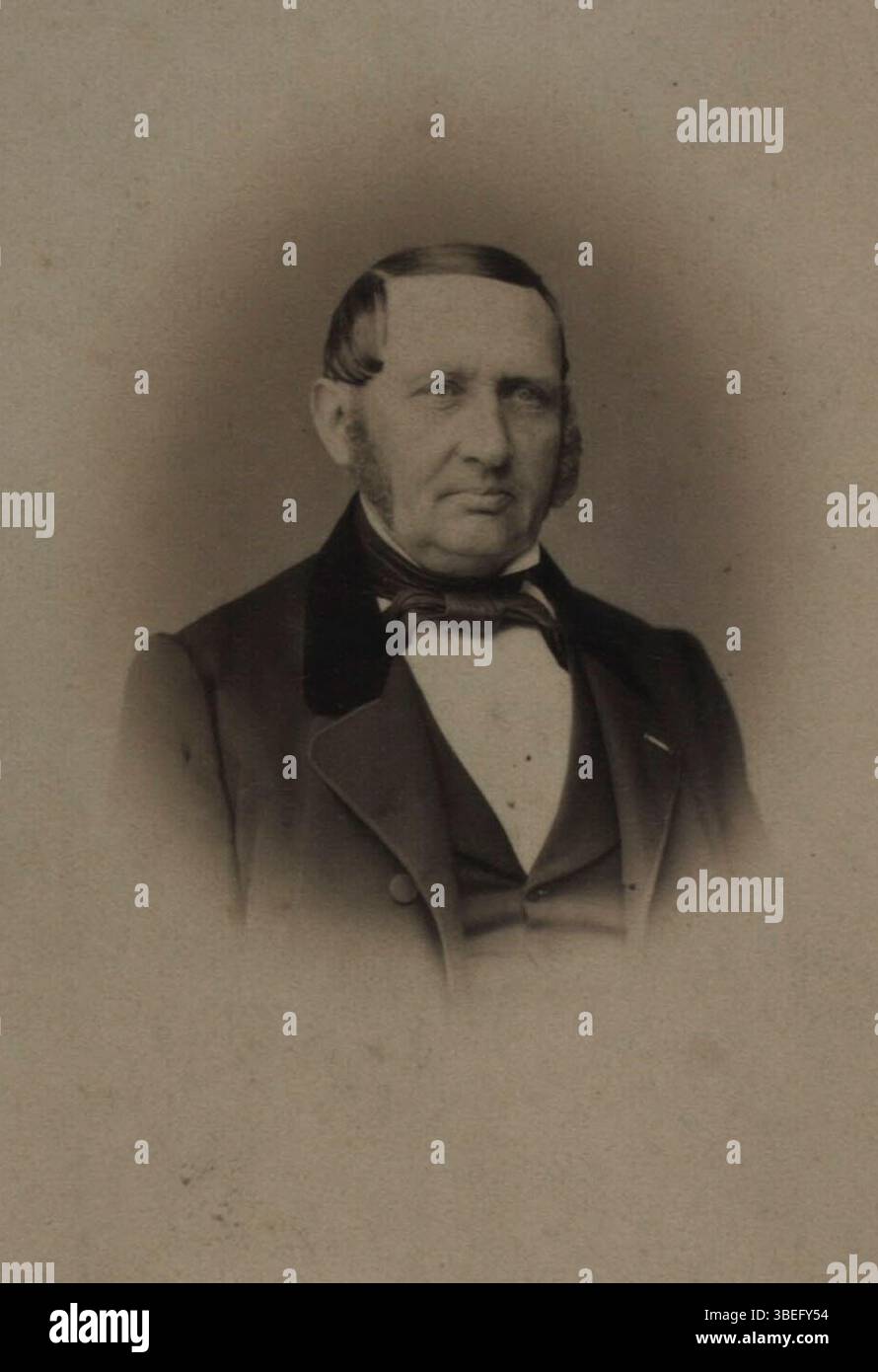 This portrait of Hans Arreboe Clausen (1806-1891), a prominent Danish ...