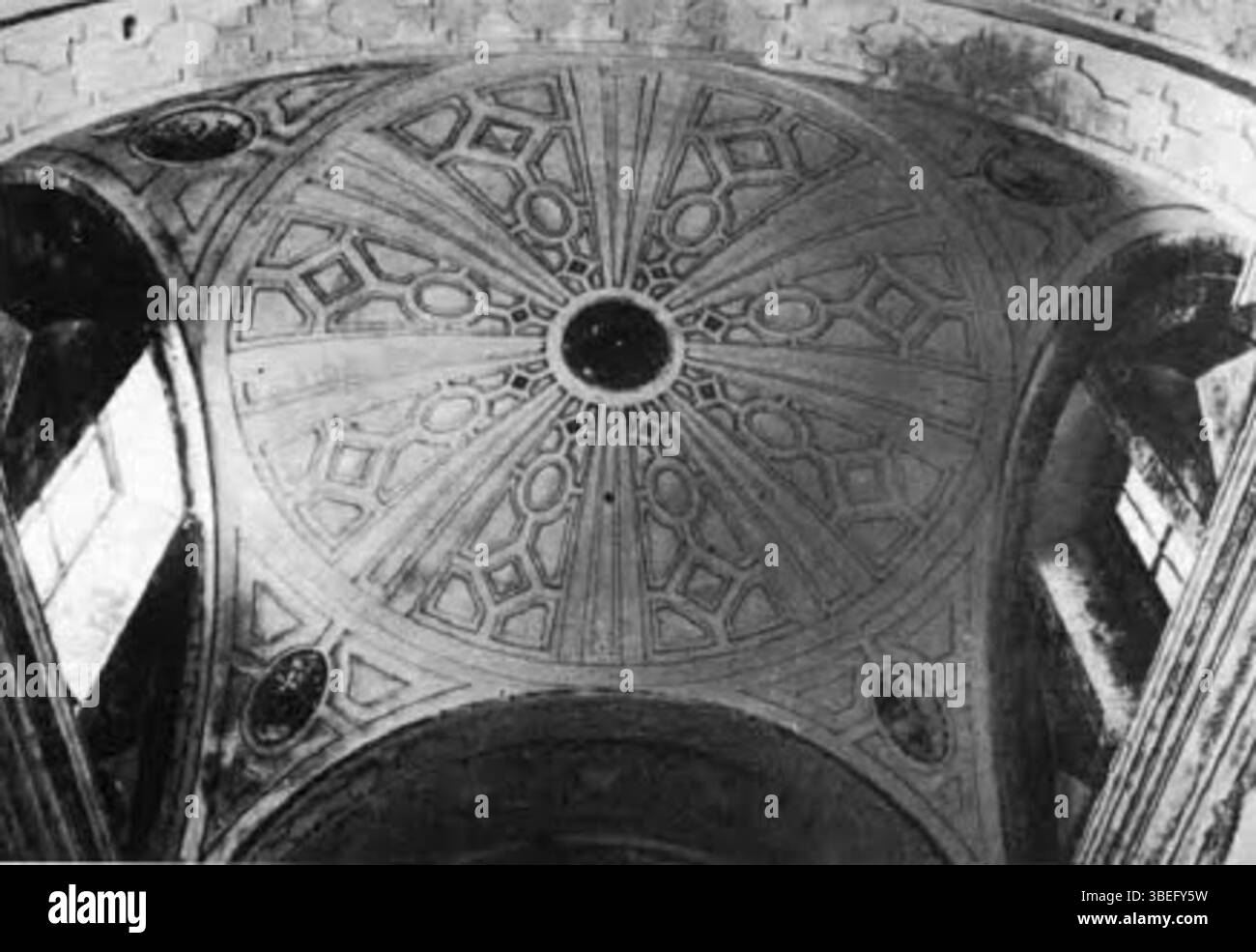 The vaulted ceiling (*Bóveda*) of the *Capilla de la Anunciación* in the Convento de San Agustín ...