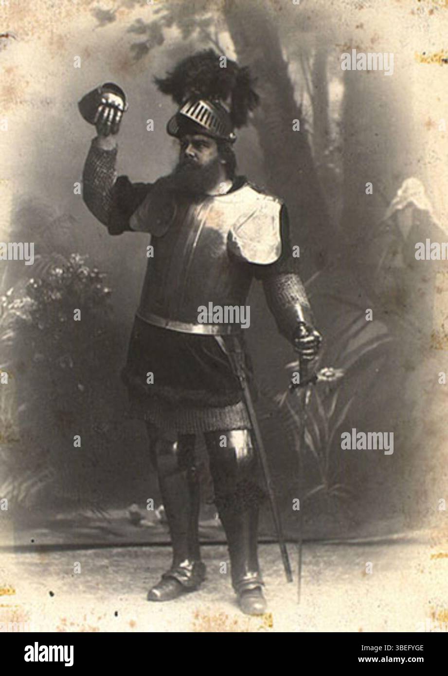 This image shows Niels Juel Simonsen performing as Marsk Stig during ...