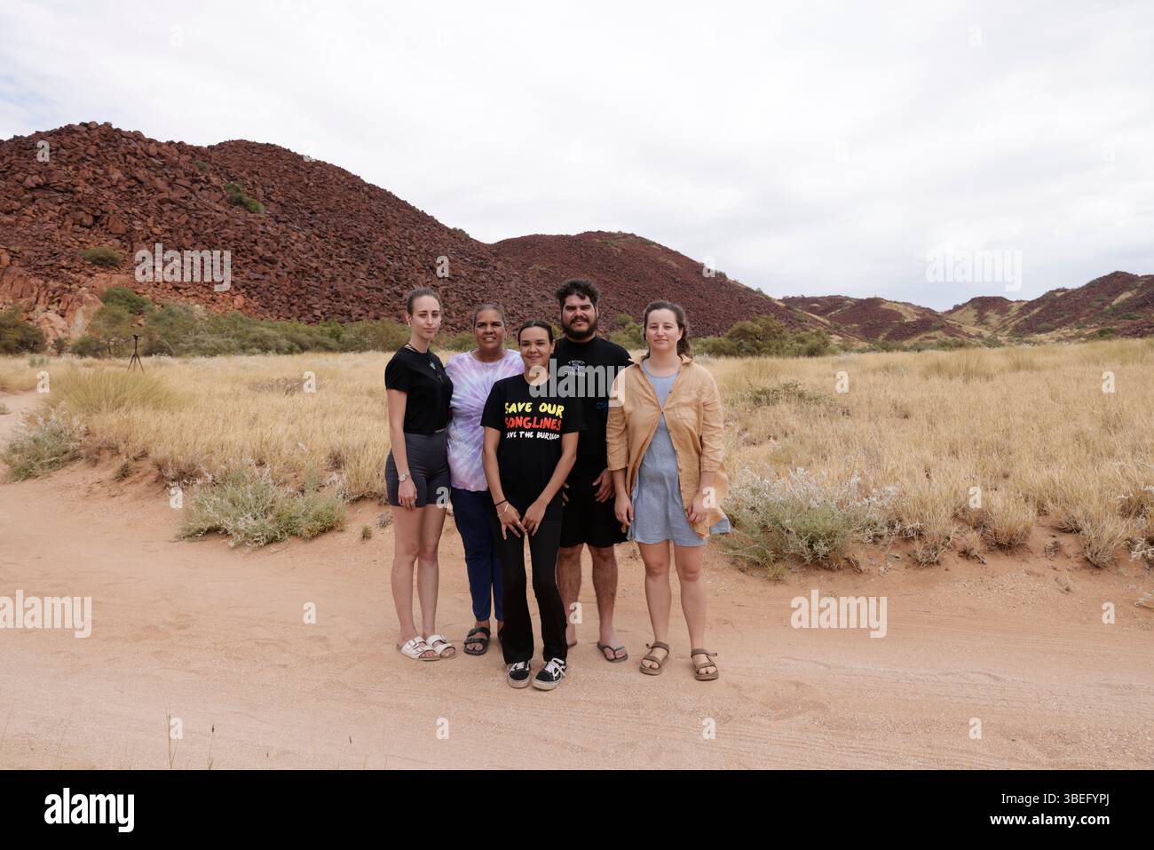Burrup Peninsula, Australia. 29th May, 2025. Member of Save our ...