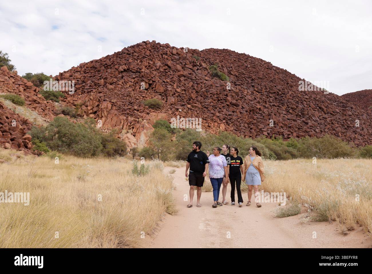 Burrup Peninsula, Australia. 29th May, 2025. Member of Save our ...