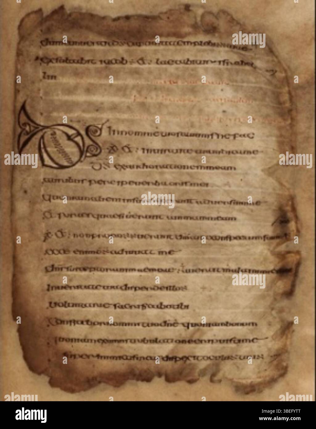 The Cathach, an Insular psalter from the late 6th century, is ...