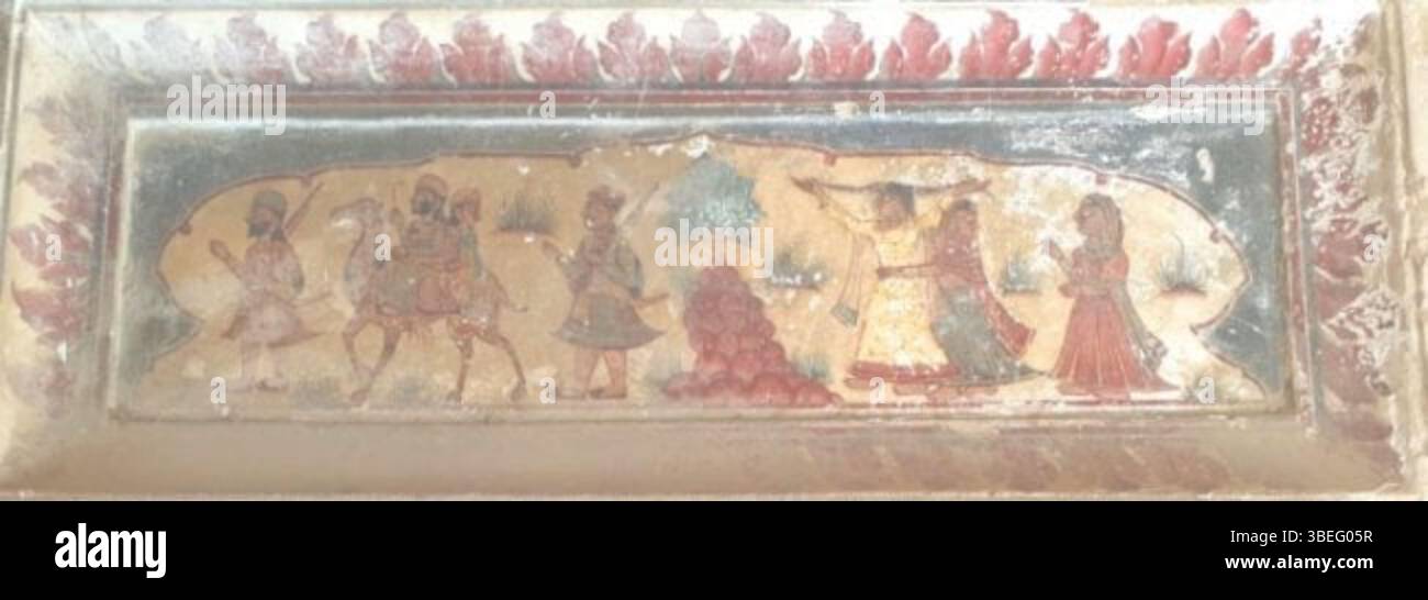 This fresco, located in Gurdwara Bhumman Shah in Depalpur, Okara ...