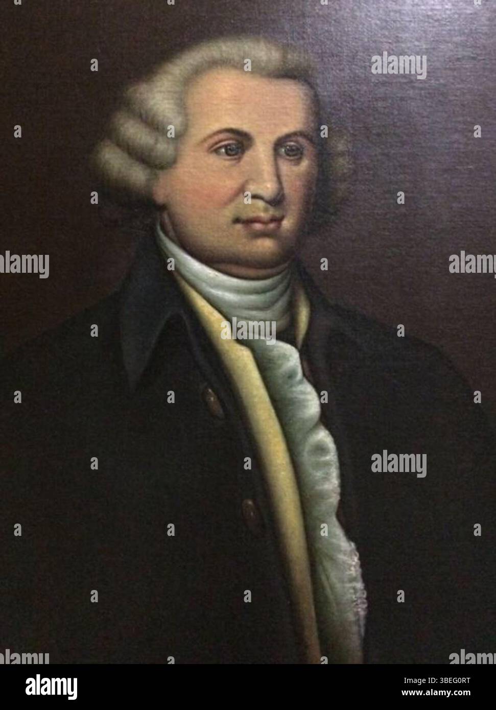 A portrait of John Penn, created around 1776. The image represents an ...