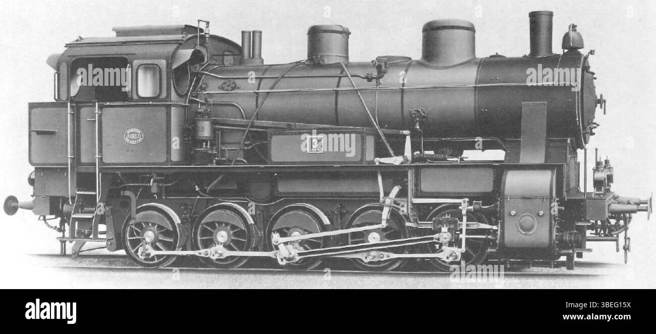 This historical photograph from around 1925 shows locomotive number 3 ...