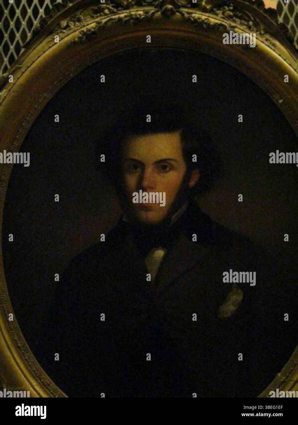 This painting by Stephen Edson Paine, dating from around 1852 ...