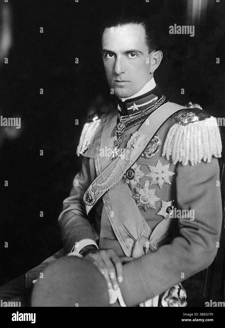 This photograph of Umberto, Crown Prince of Italy, was taken in 1930 ...