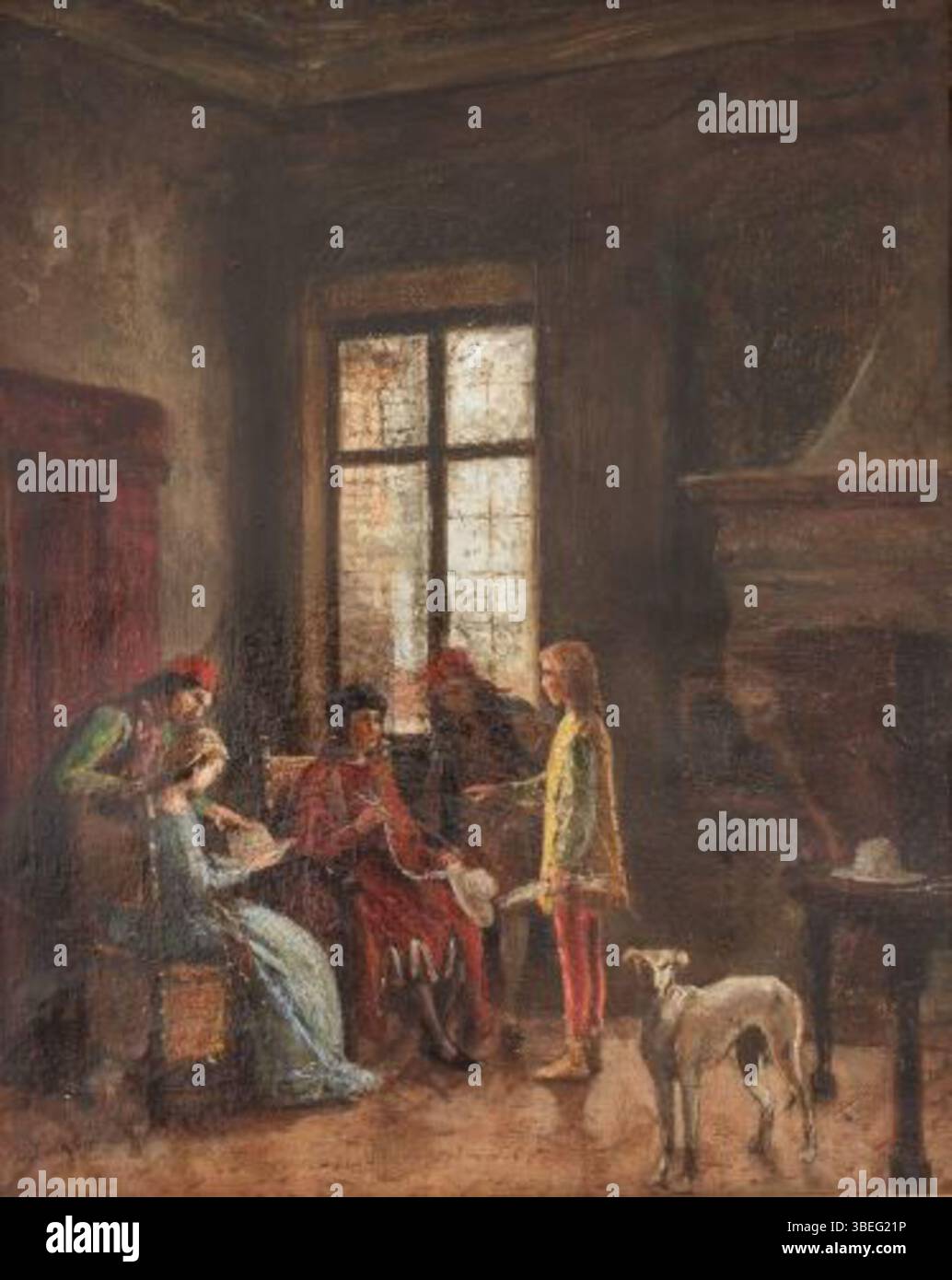 In this piece, Albano Lugli depicts Nicolò Biondo showing his ...