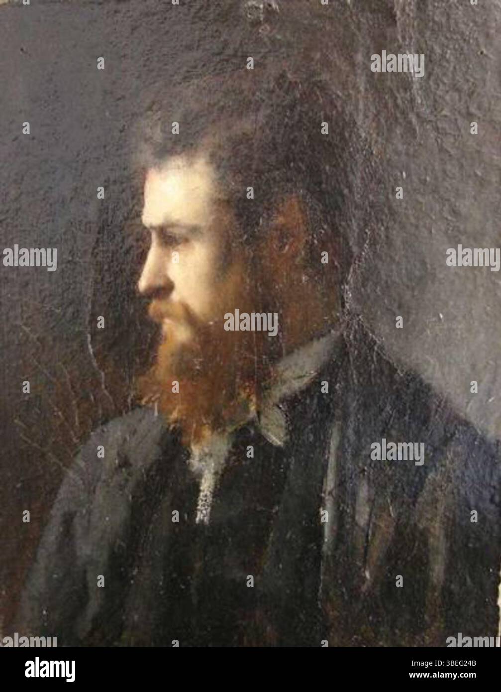 Jean-Jacques Henner’s portrait of Hector Leroux, painted between 1878 ...