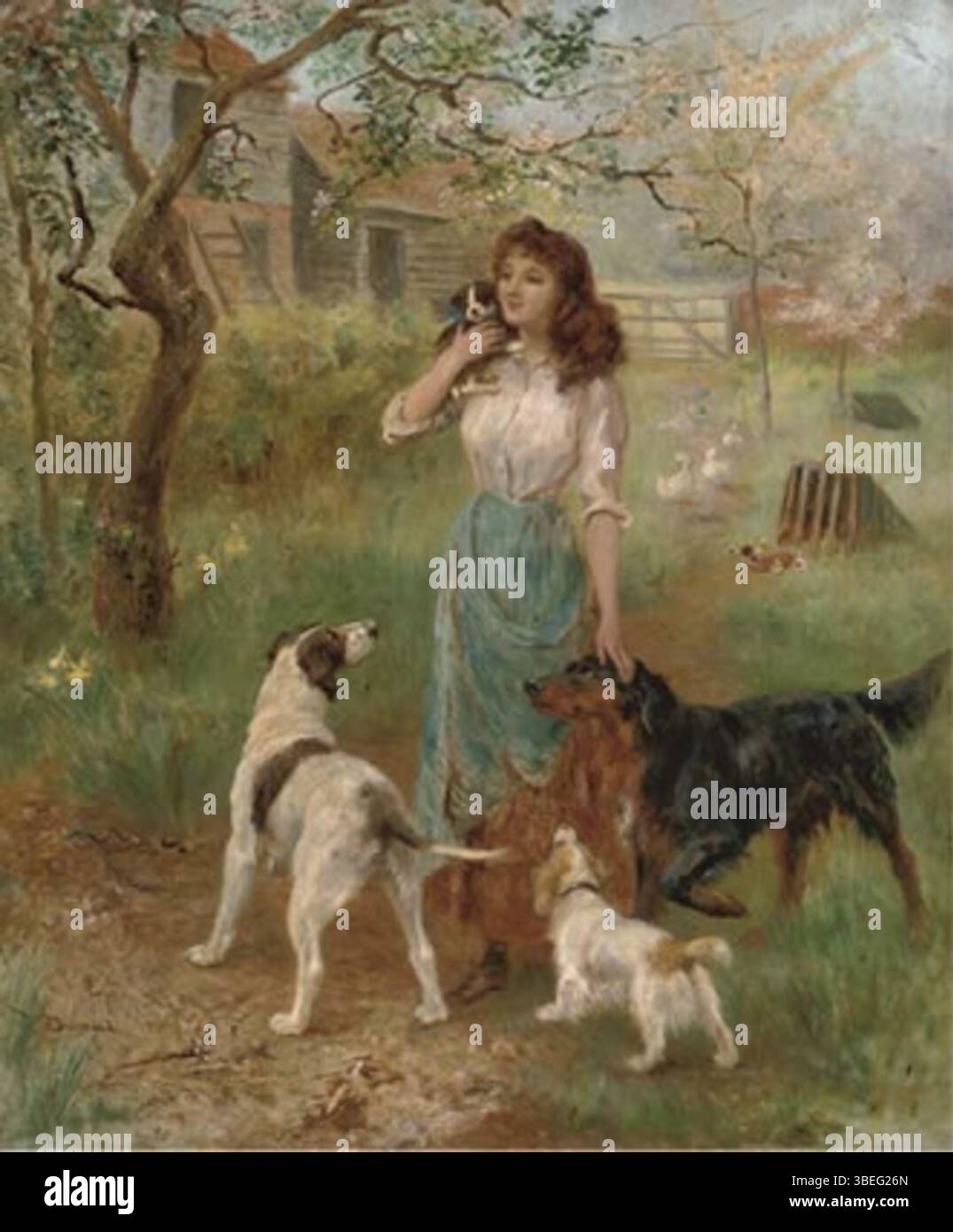 Norah Drummond’s painting 'The Faithful Friends' depicts two animals in ...