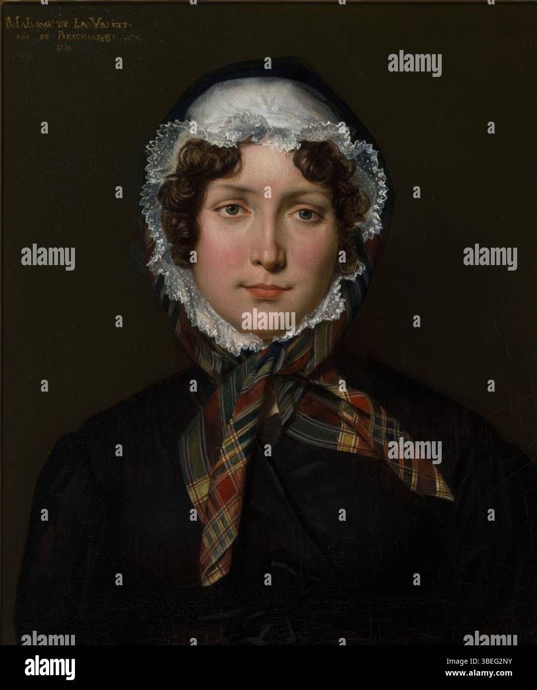 This 1816 portrait by an anonymous French artist depicts Émilie Louise ...