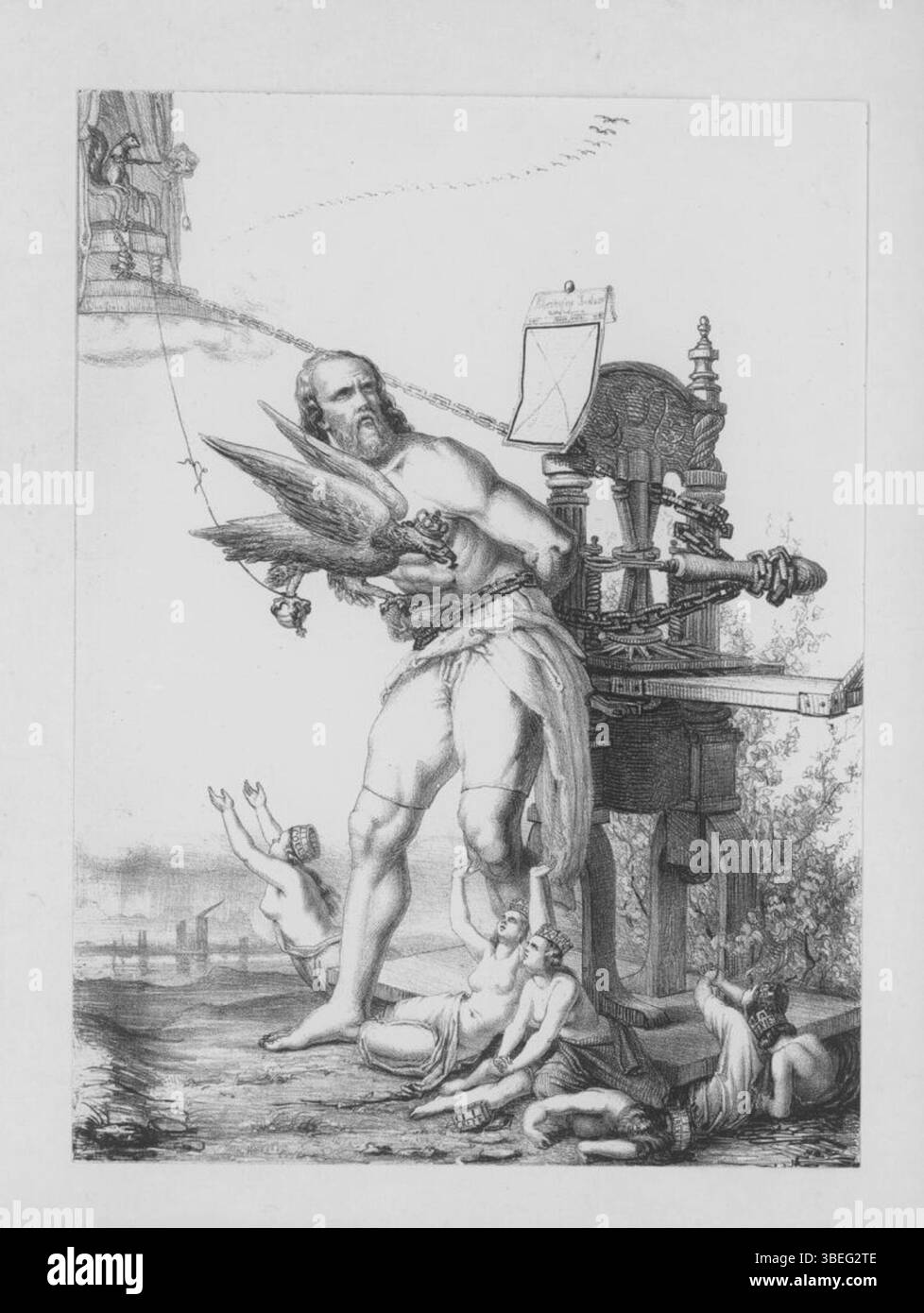 *Der gefesselte Prometheus* (The Bound Prometheus) is a depiction from ...