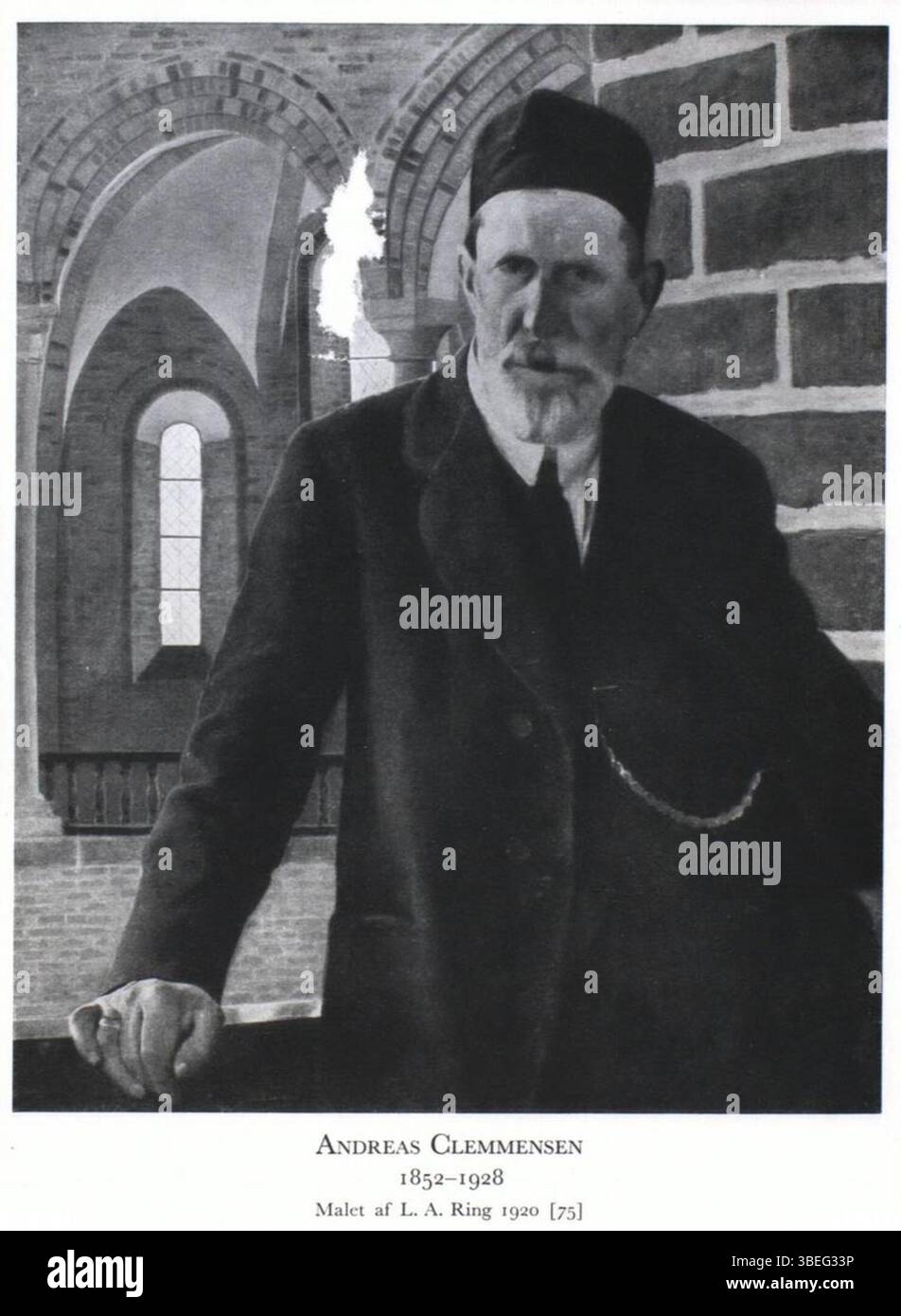This portrait of Danish architect Andreas Clemmensen, painted by L. A ...