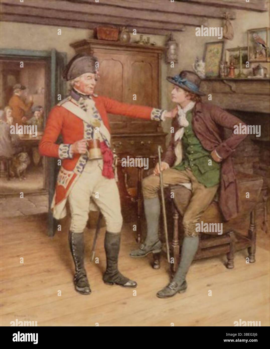 In Frank Dadd’s 1916 watercolor and gouache work "Joe Willet and the ...