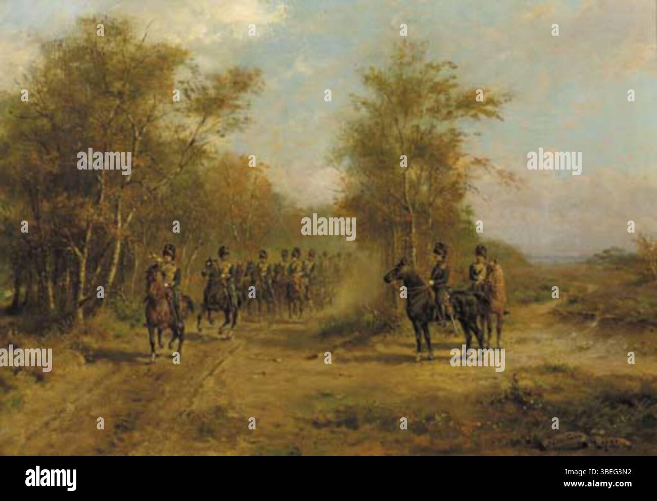 *A Parade for the Commander in Chief of the Royal Netherlands Horse ...