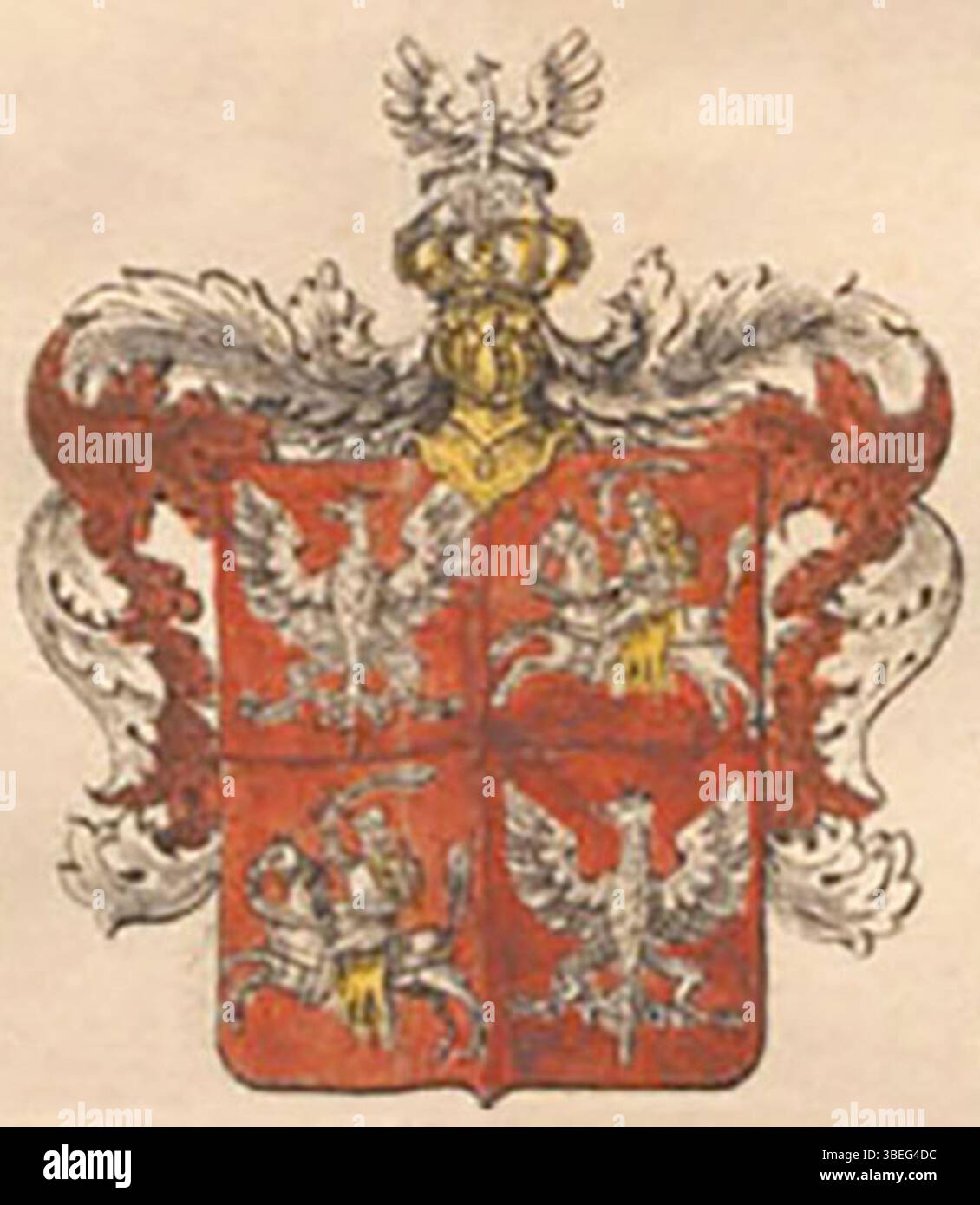 This coat of arms, known as *Herb Rzeczypospolitej*, dates to 1844. It ...